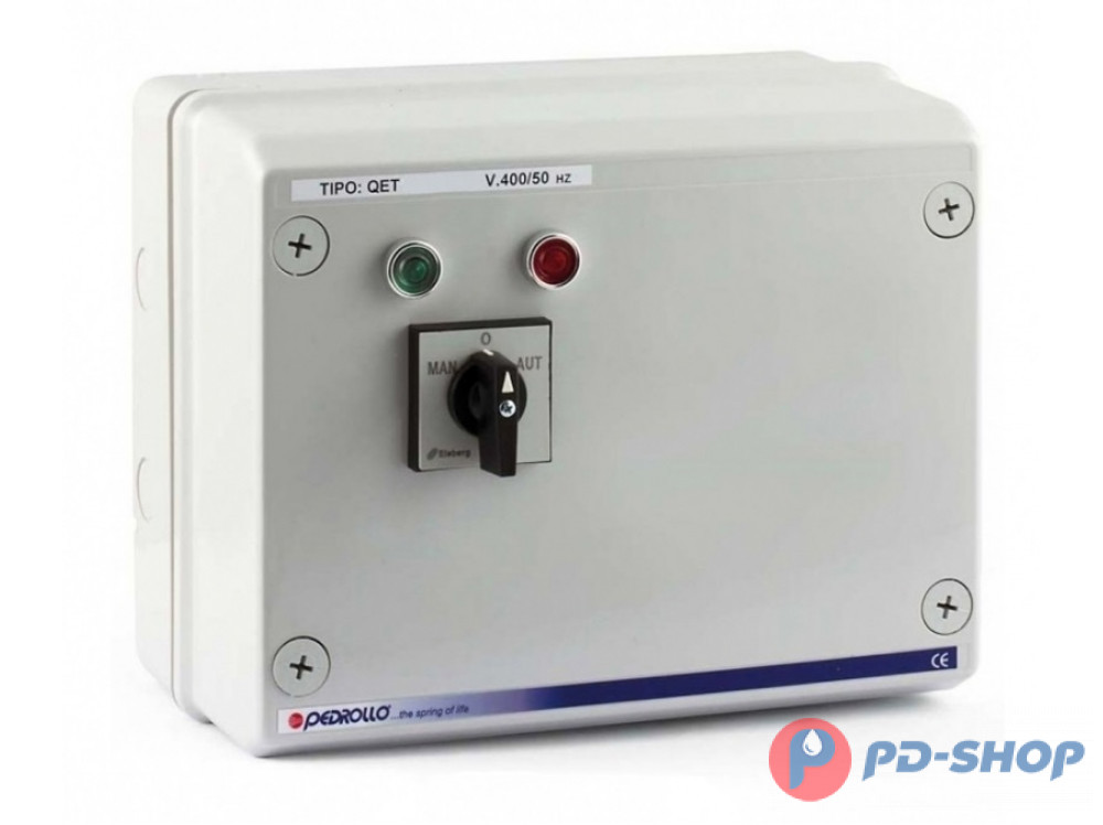 Пульт управления Pedrollo QET 5000 530AD500A - QET - для трехфазных ...